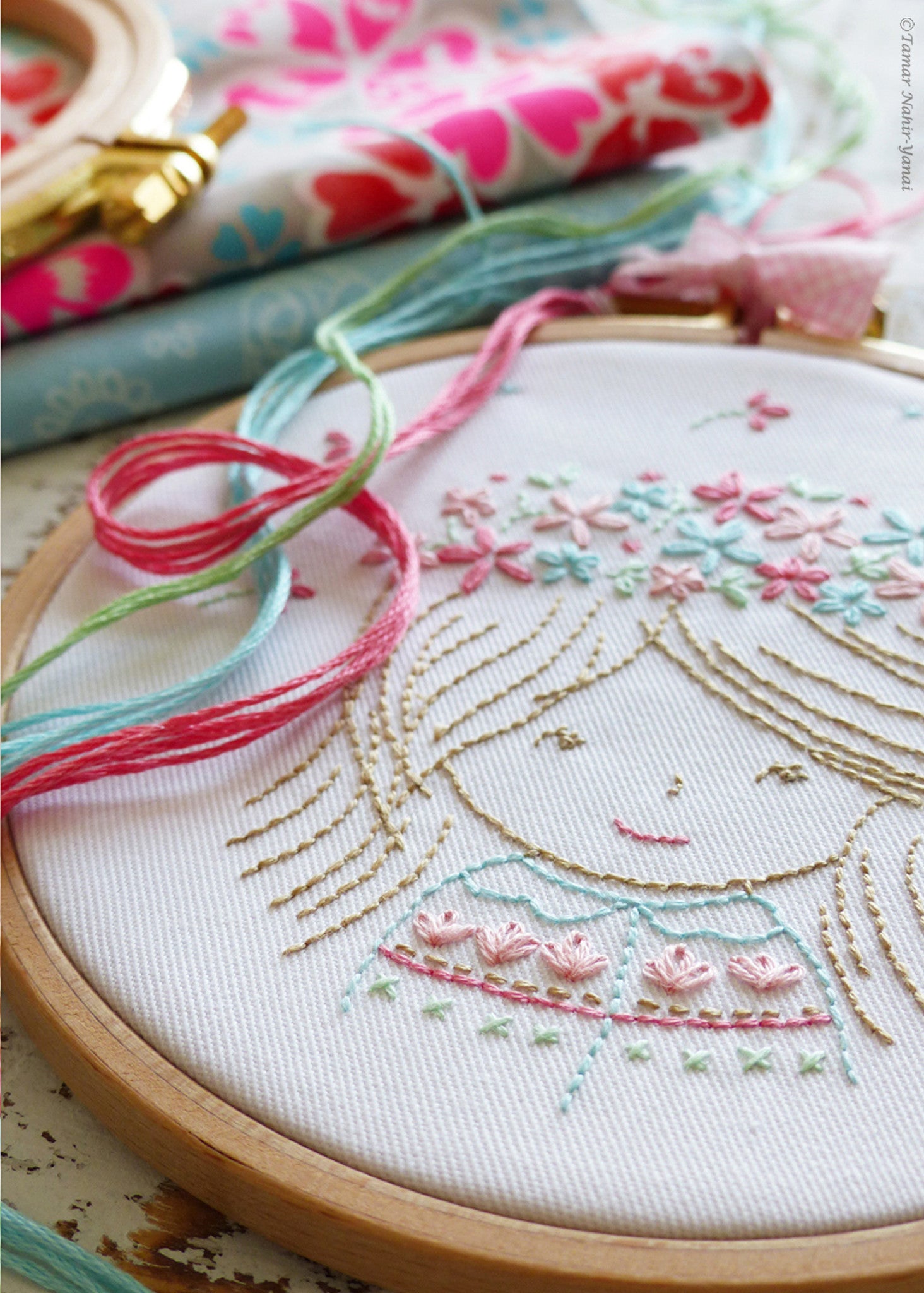 Birthday Girl - 6" embroidery kit – Tamar Nahir-Yanai