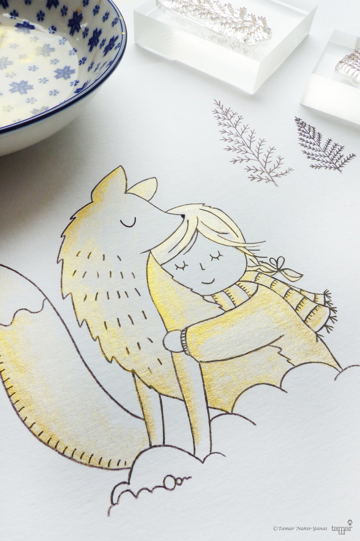 Stamp Sets Winter Fox – Tamar Nahir-Yanai